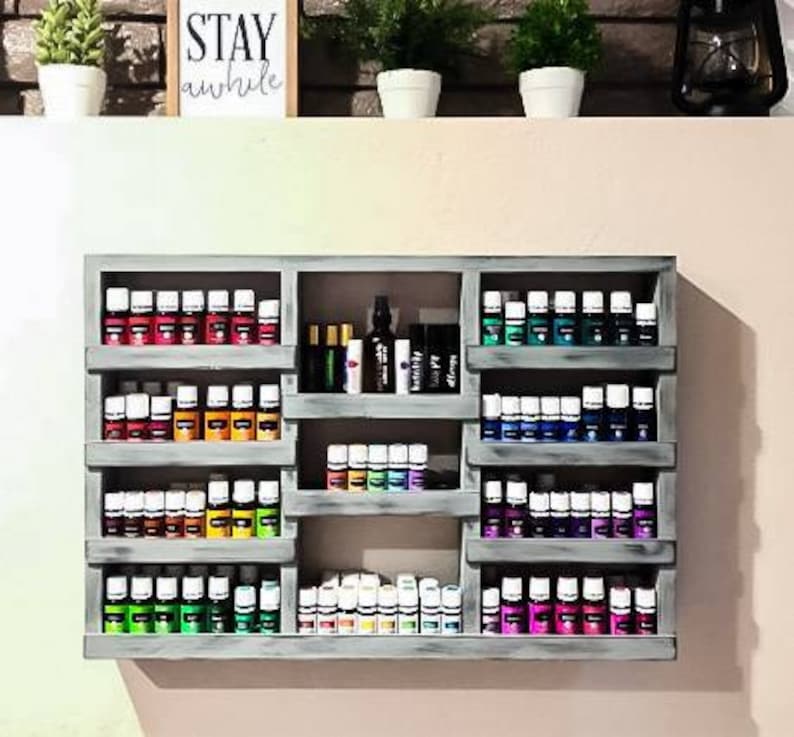 Essential Oil Shelf Oil Holder Storage for Essential Oils - Etsy