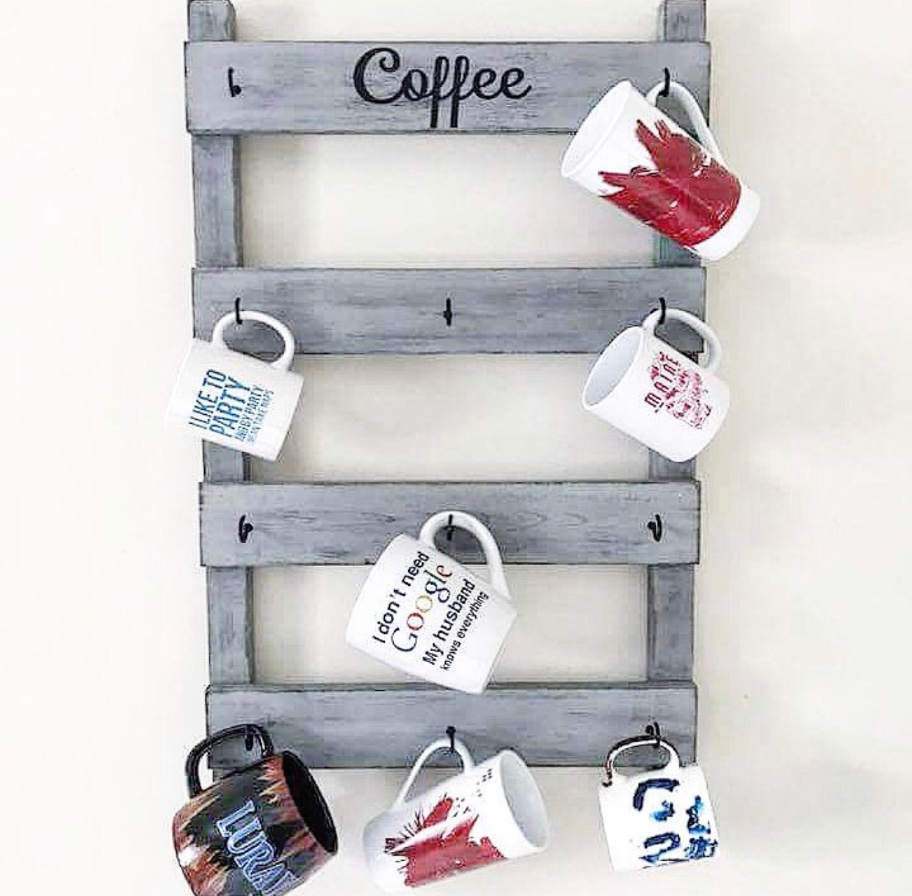 Coffee Cup Holder Coffee Mug Holder Tea Cup Rack Coffee | Etsy