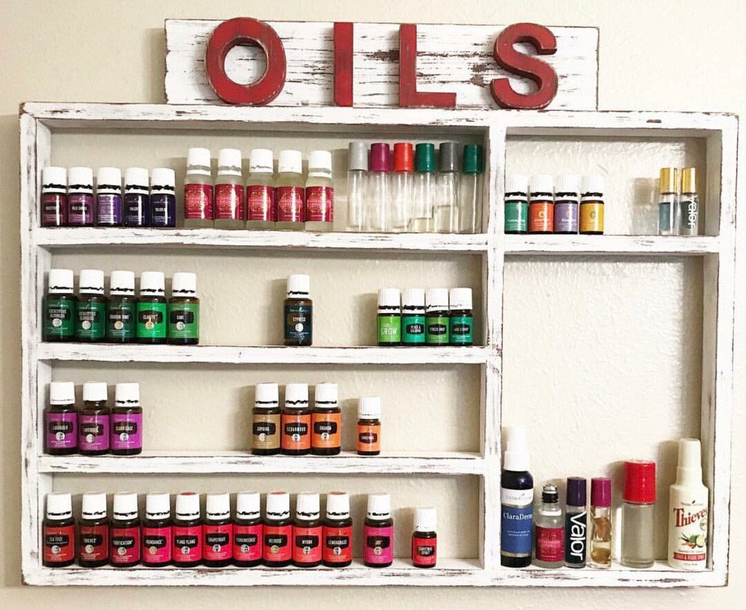 Oil Shelf, Essential Oils, Essential Oil Display, Oil Rack, Oil Storage ...