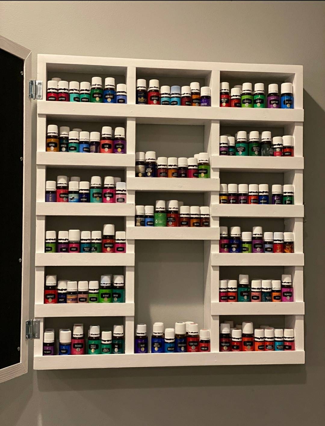 Essential Oil shelf cabinet Essential oil storage medicine | Etsy