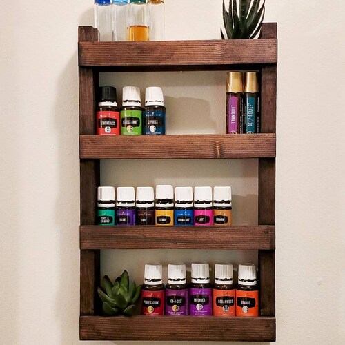 White 5ml Wall Essential Oil Storage Rack Holder Shelf. - Etsy