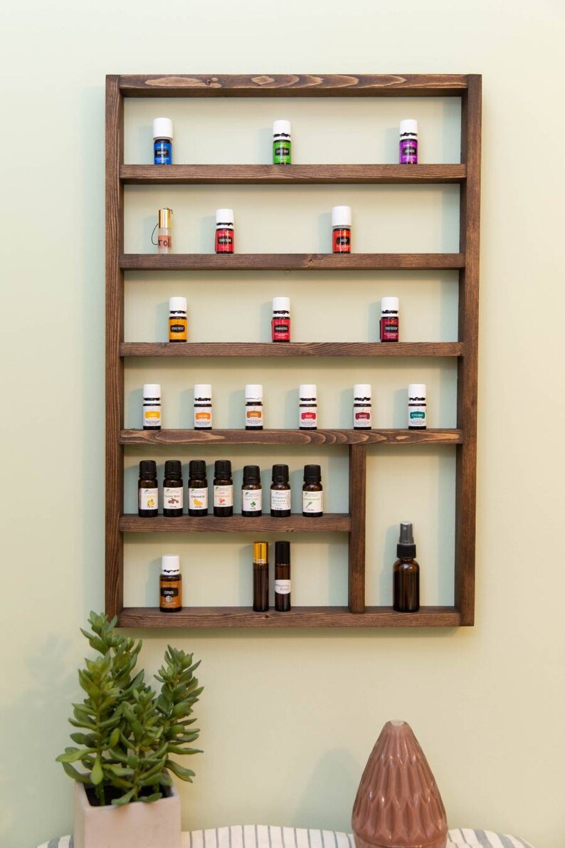 Essential Oil Shelf Essential Oil Display Oil Storage Oil - Etsy