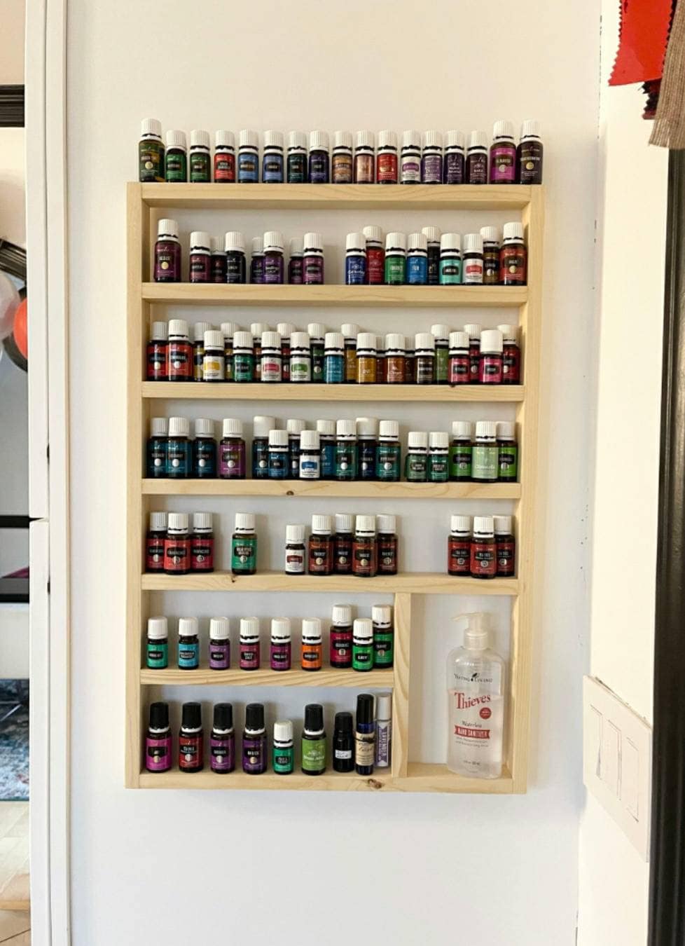 Handmade Shot Glass Shelf, Bar Decor, Essential Oil Display - Etsy