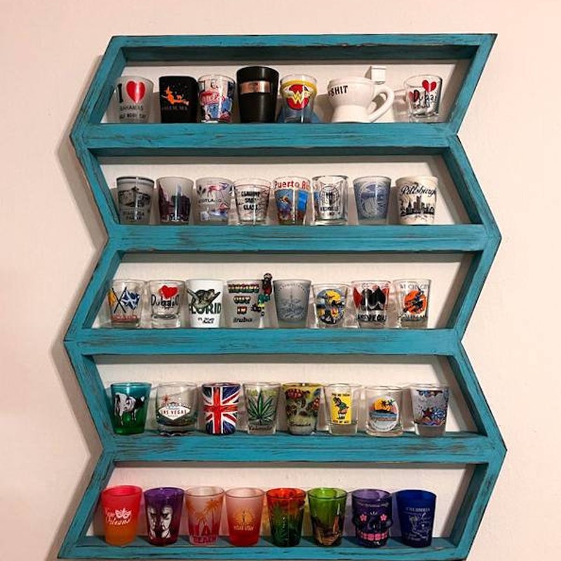 Shot Glass Display - Etsy
