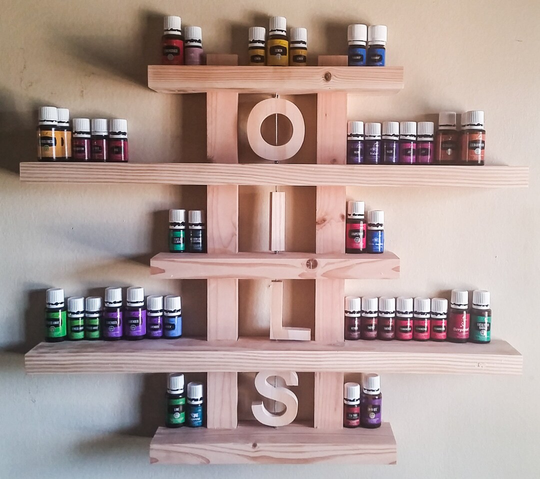 Oil Storage, Essential Oil Rack, Essential Oil Shelf, Housewarming Gift ...
