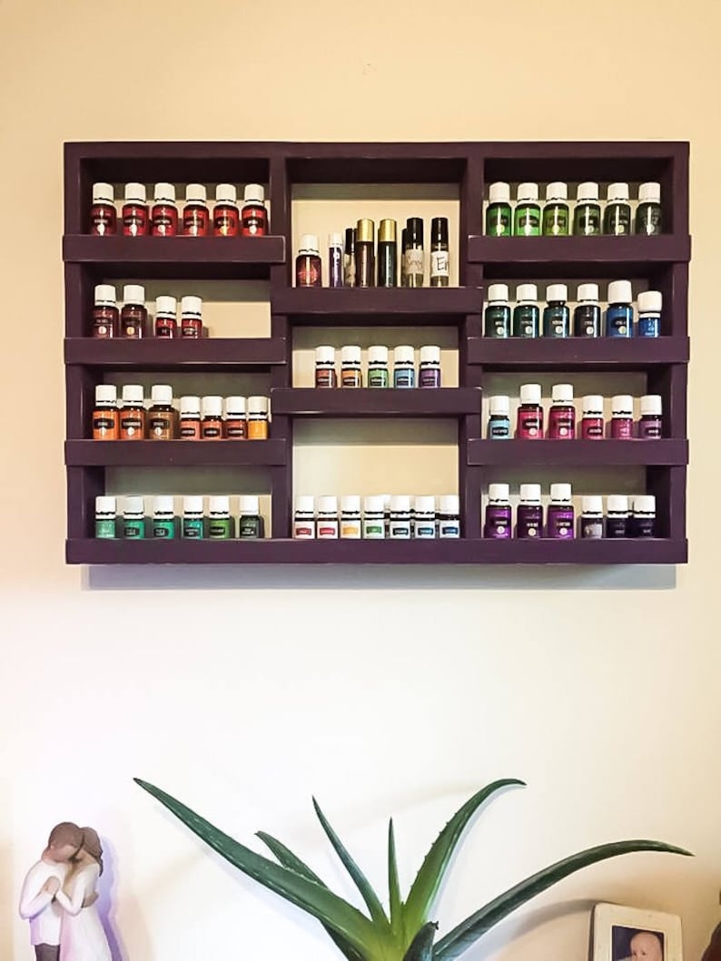 Essential Oil Shelf Oil Holder Storage for Essential Oils - Etsy