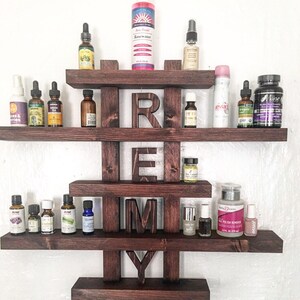 Oil Storage, Essential Oil Rack, Essential Oil Shelf, Housewarming Gift ...