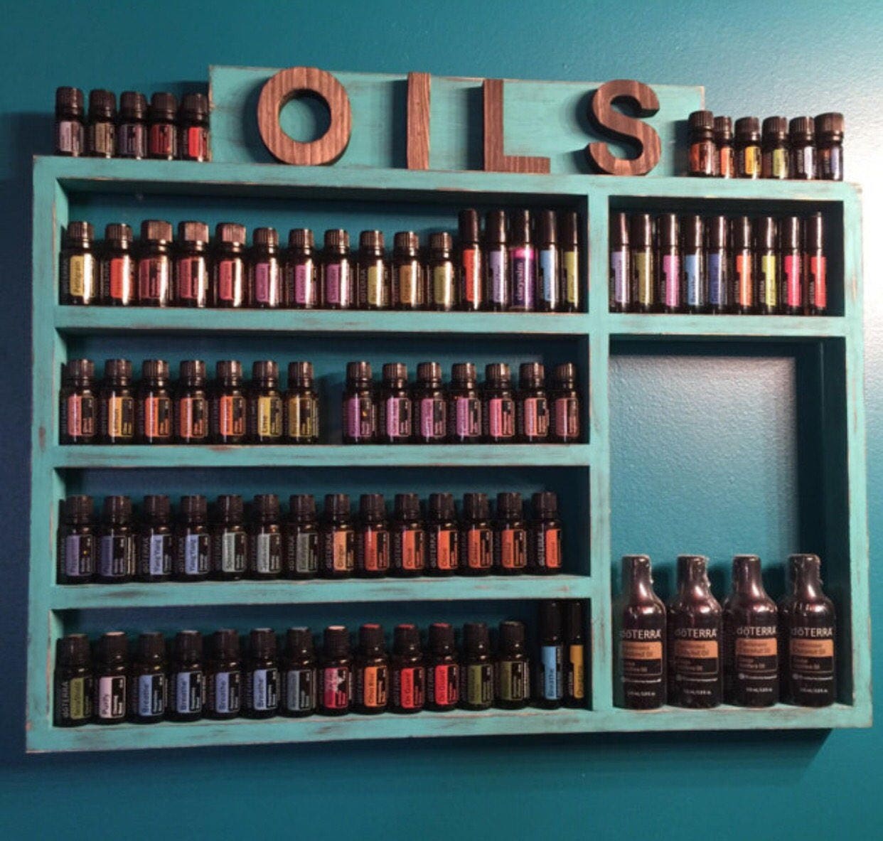Oil Shelf Essential Oils essential oil display oil rack | Etsy
