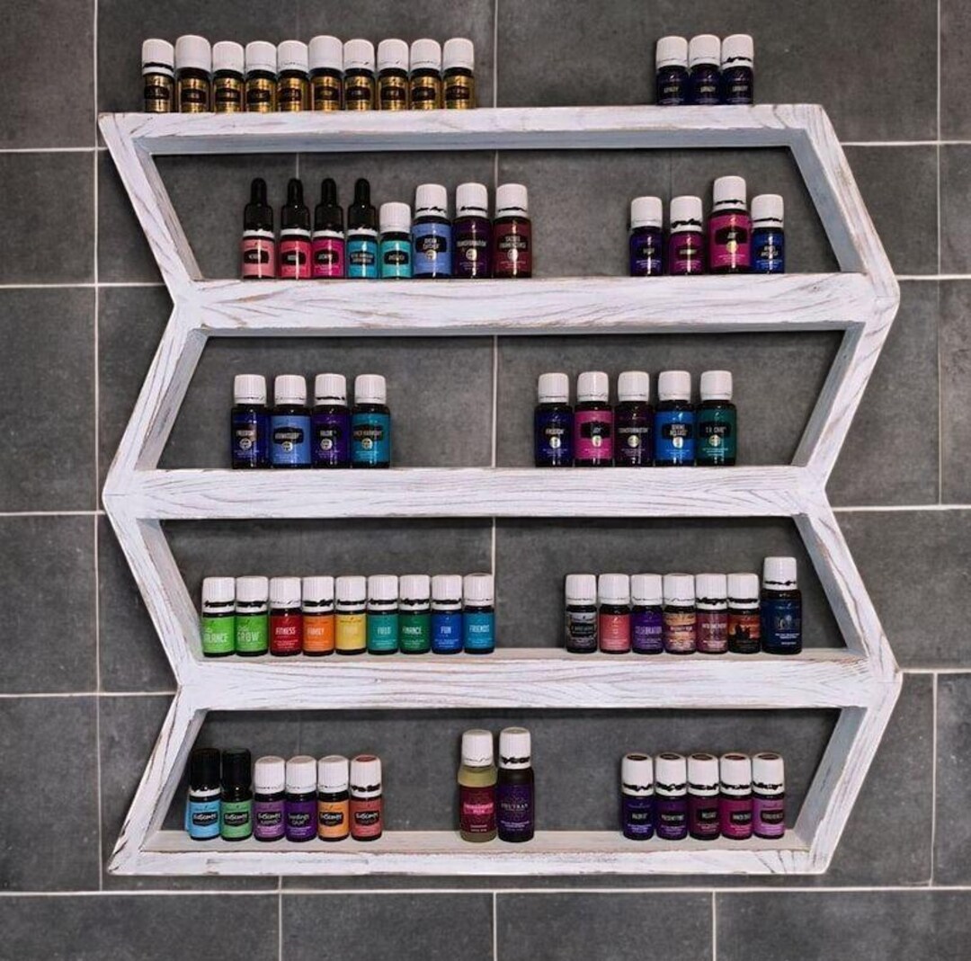 Essential Oil Shelf, Oil Storage, Mothers Day Gift, Boho Decor, Oil ...