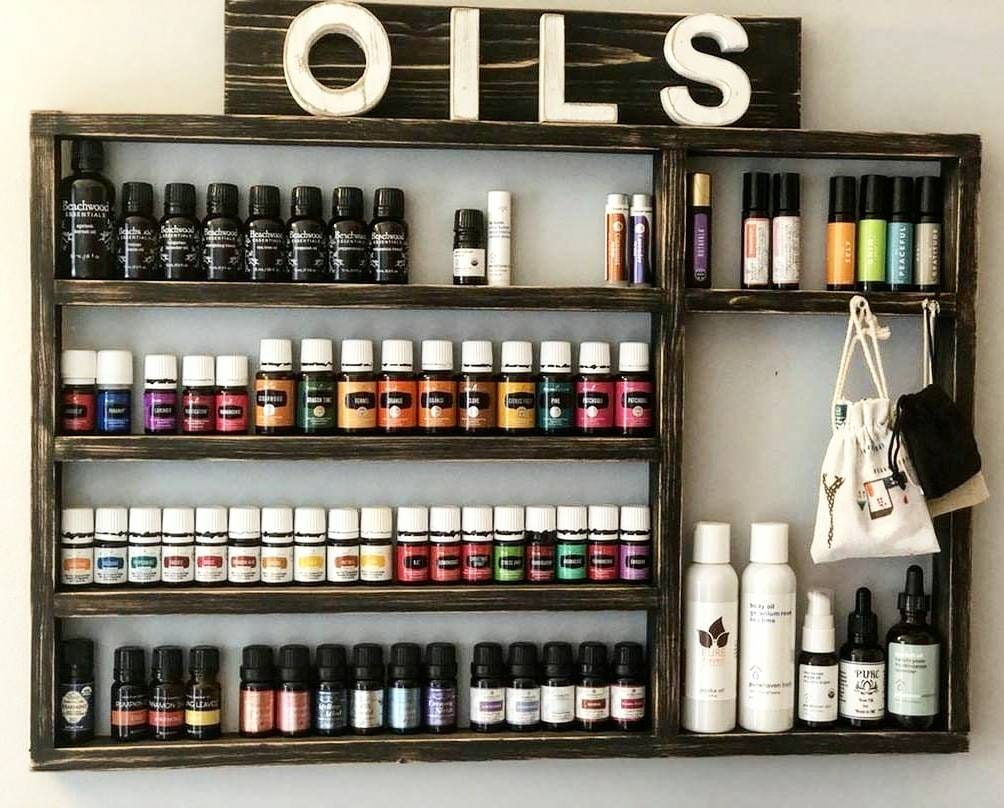 Oil Shelf Essential Oils essential oil display oil rack | Etsy