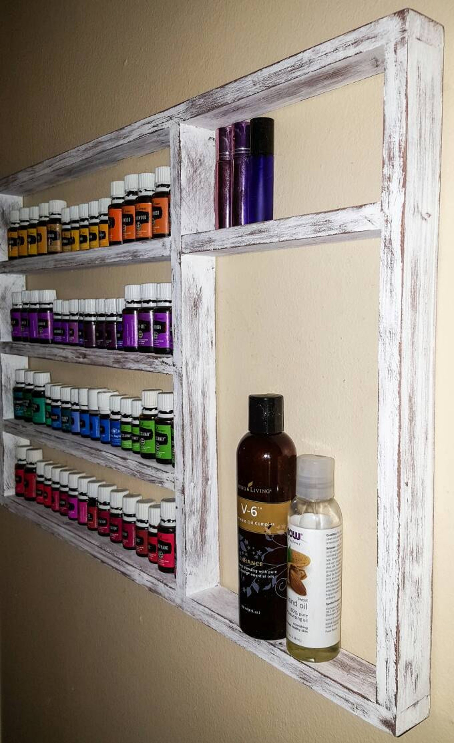 Essential Oil Shelf Essential Oil Display Oil Storage Oil | Etsy