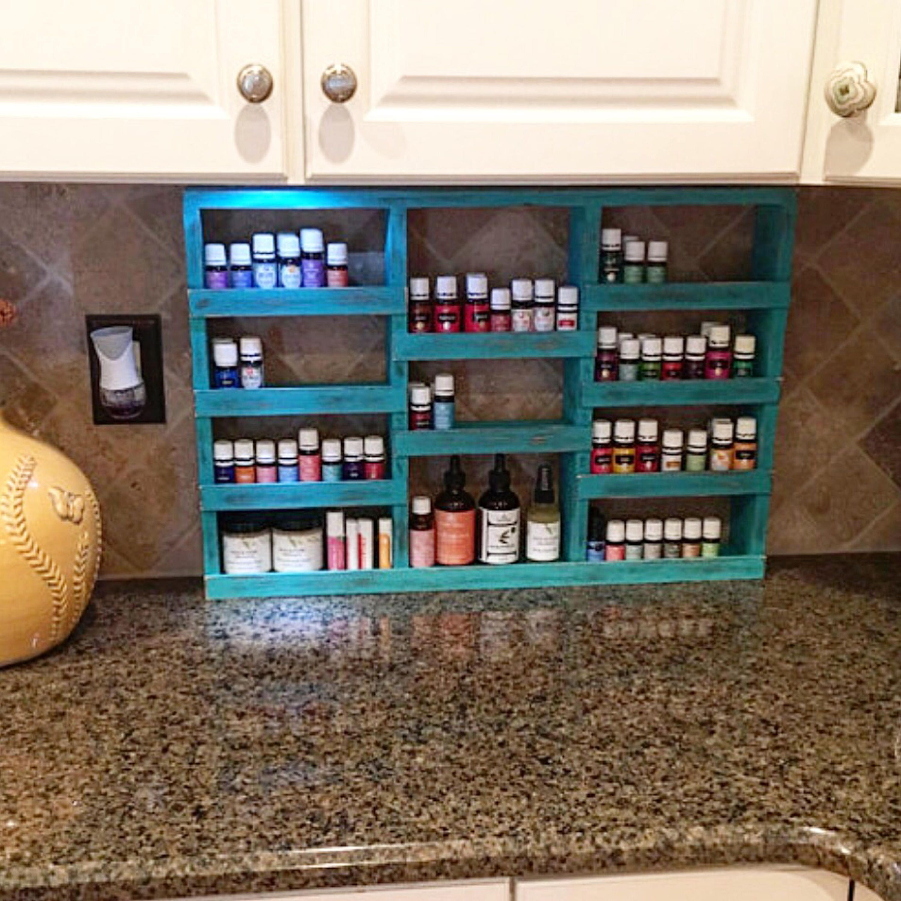 Essential oil shelf oil holder storage for essential oils | Etsy