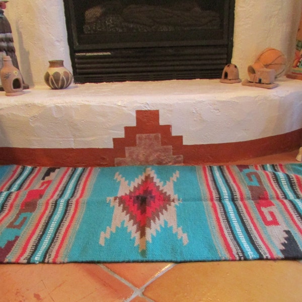 Turquoise Rug - Etsy