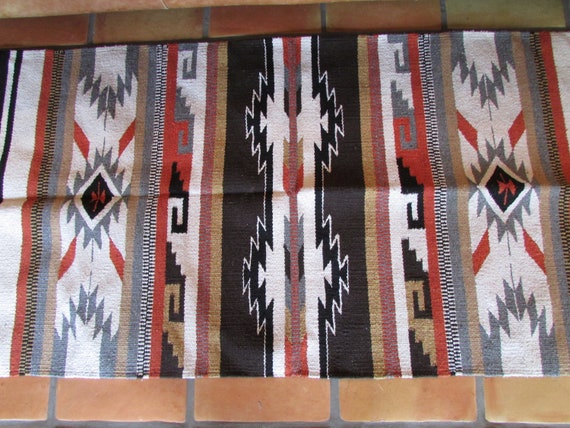Navajo/aztec Classic Large Southwest Native Inspired Rug | Etsy