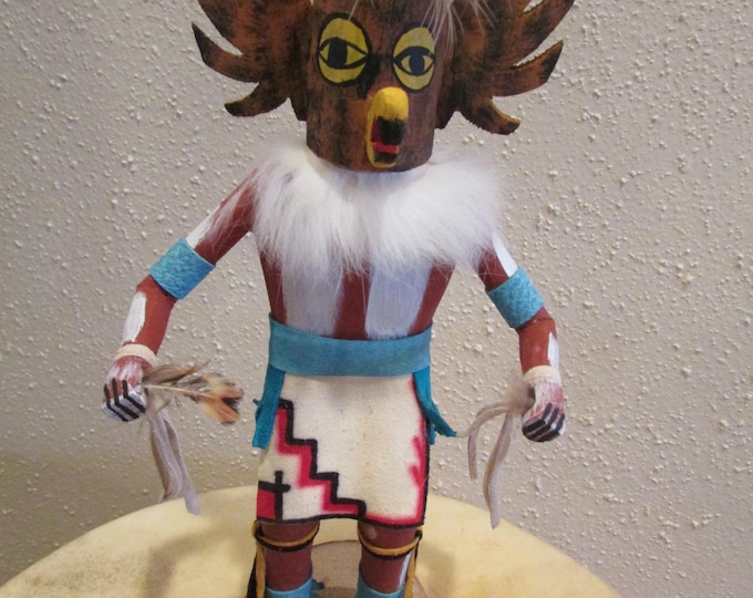 Kachina Navajo Owl Kachina 10 1/2" -signed Enrico 1980's Outstanding ...