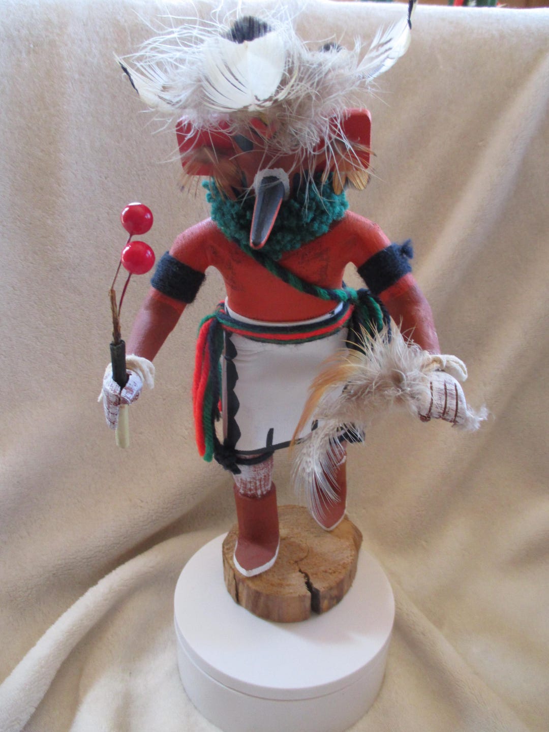 Native Authentic Navajo 11" Hummingbird Kachina -by Larry Moore 1980's ...
