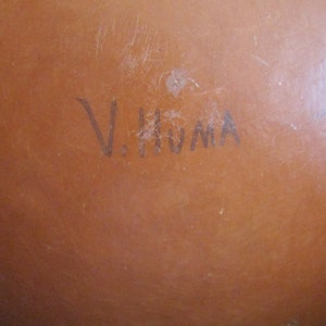 Hopi 1960's Vintage Violet Huma Polychrome Plate Museum Quality Very ...