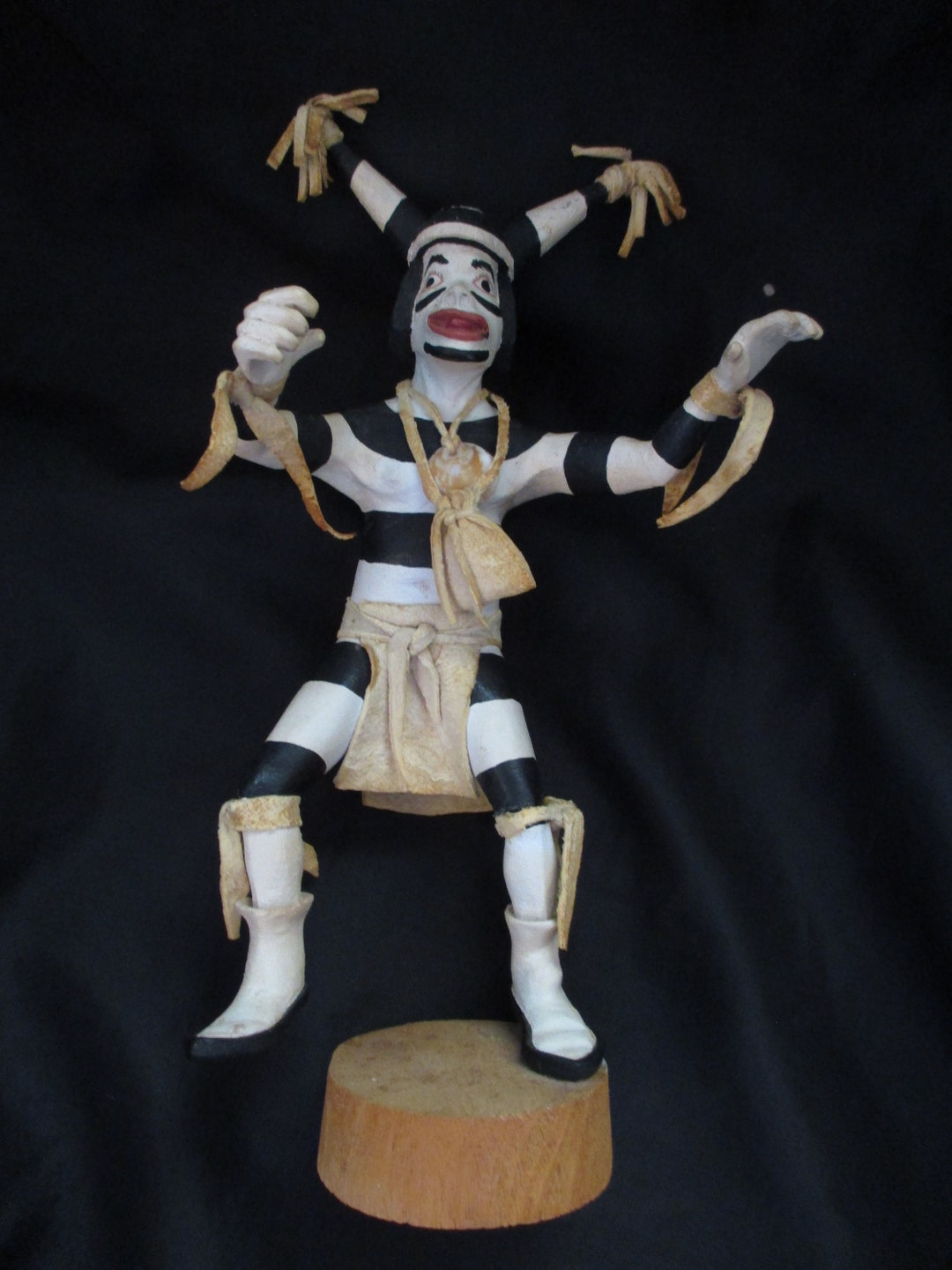 Kachina Vintage Hopi Clown Clarence Cleveland! Museum Quality! Famous ...