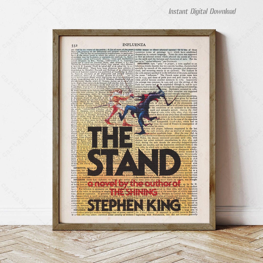 The Stand Book Cover Art, Stephen King (instant Digital Download) - Etsy