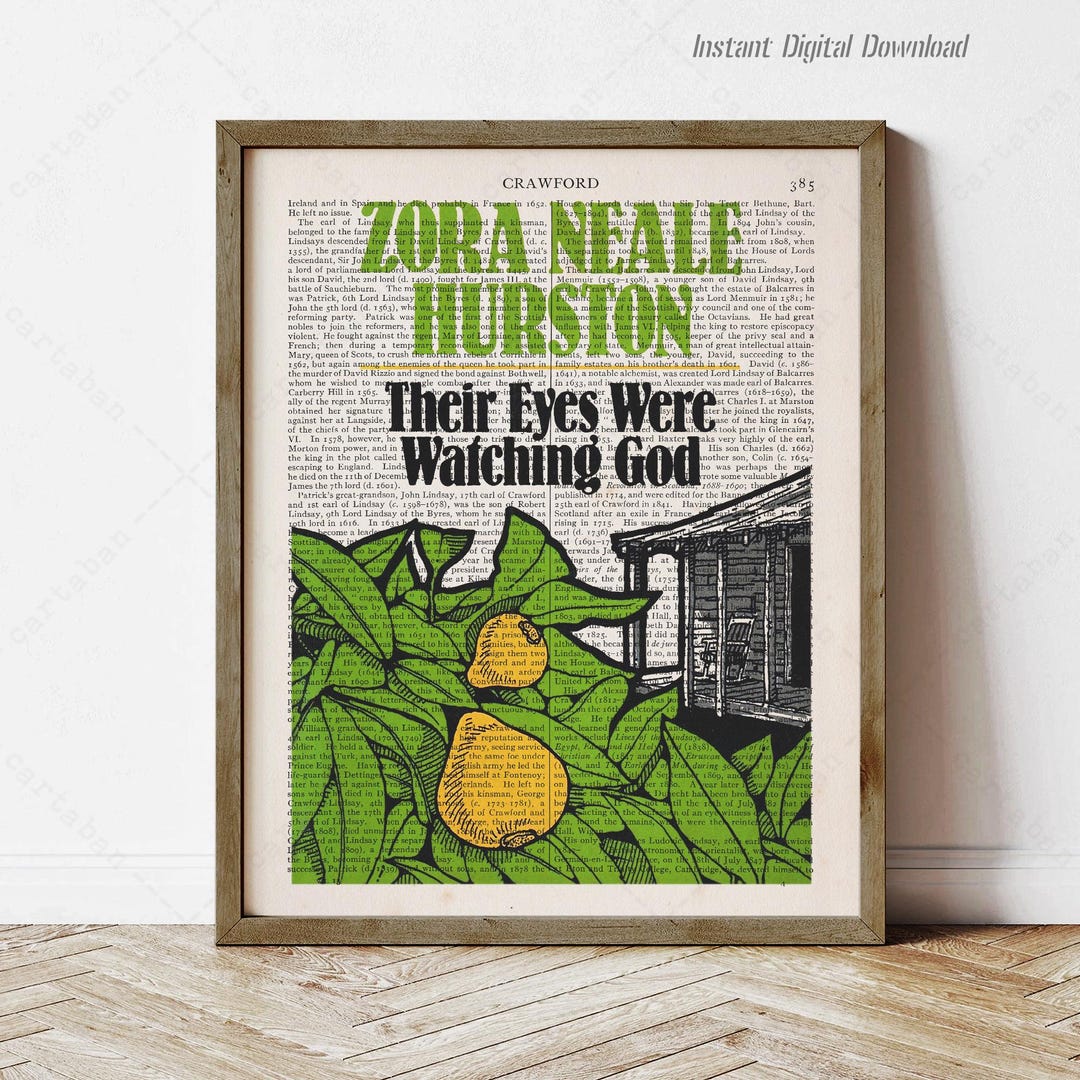 Their Eyes Were Watching God, Zora Neale Hurston Book Cover Art ...