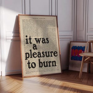 Ray Bradbury Quote, Fahrenheit 451 First Line (instant Digital Download ...