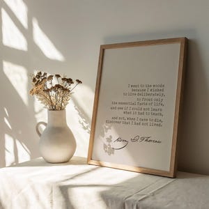 Henry David Thoreau Quote, Instant Download, Print Locally ...