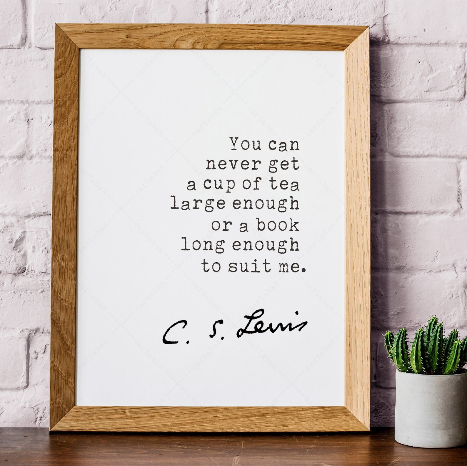 CS Lewis Quote Digital Download Printable Quote Print - Etsy
