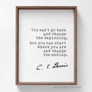 CS Lewis Quote, Instant Digital Download Printable, Quote Print Poster ...