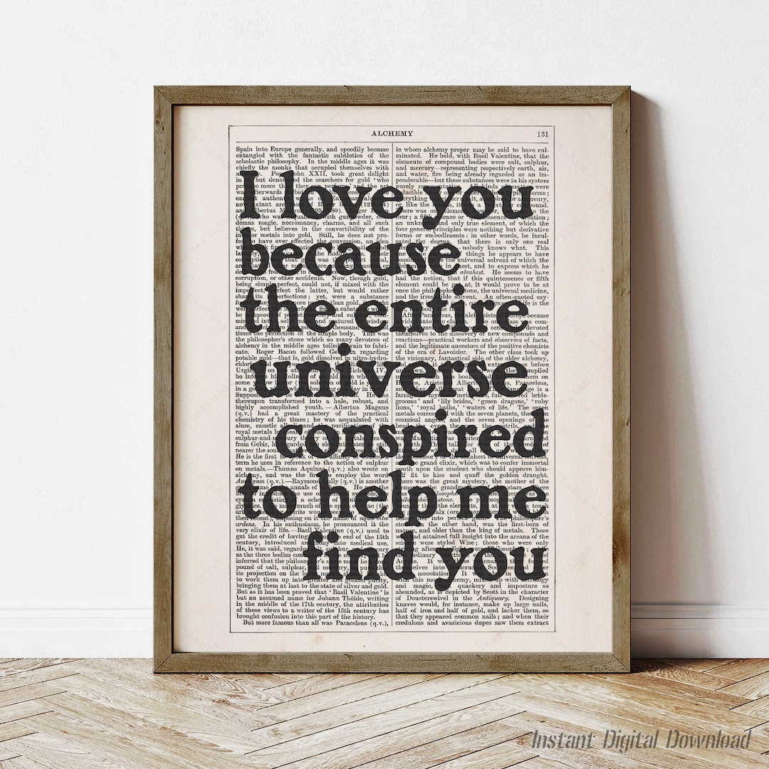 The Alchemist Quote, Paulo Coelho, Instant Download, Wall Art, Print ...