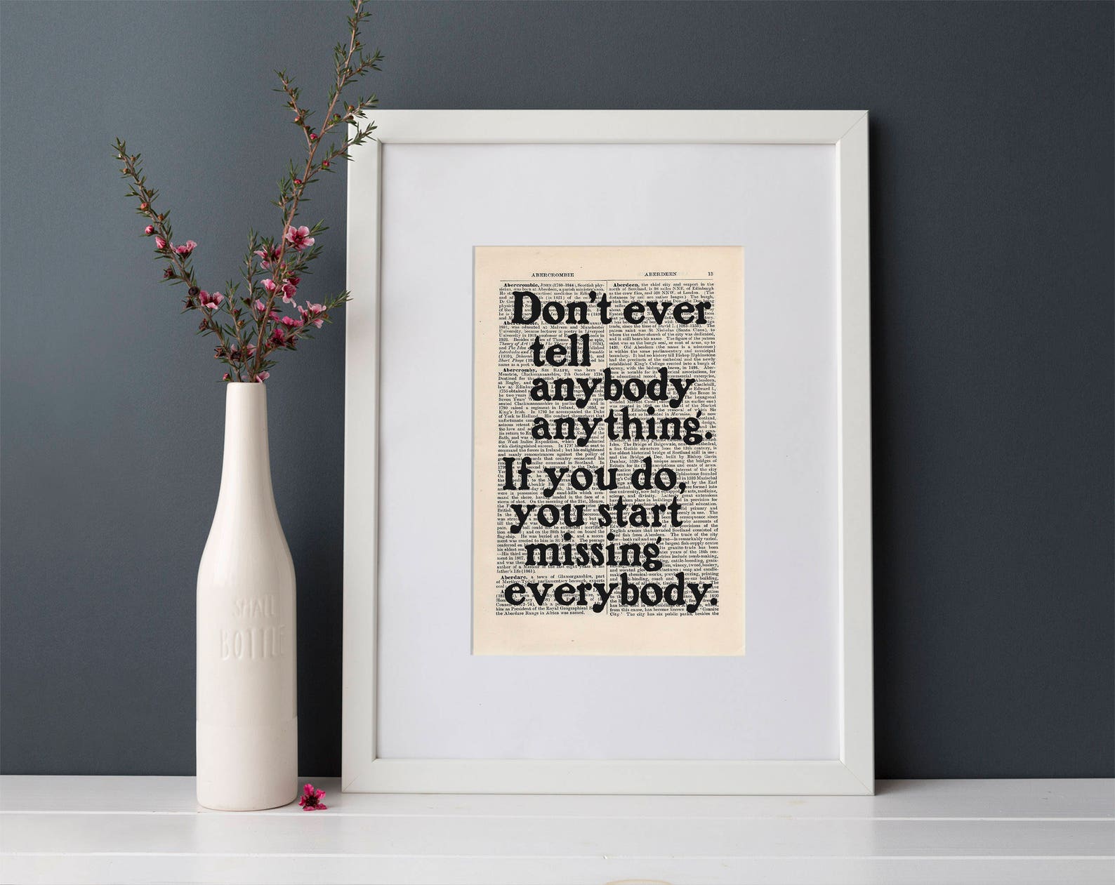 Don't ever tell anybody anything JD Salinger Quote Print | Etsy Don't ever tell anybody anything JD Salinger Quote Print | Etsy