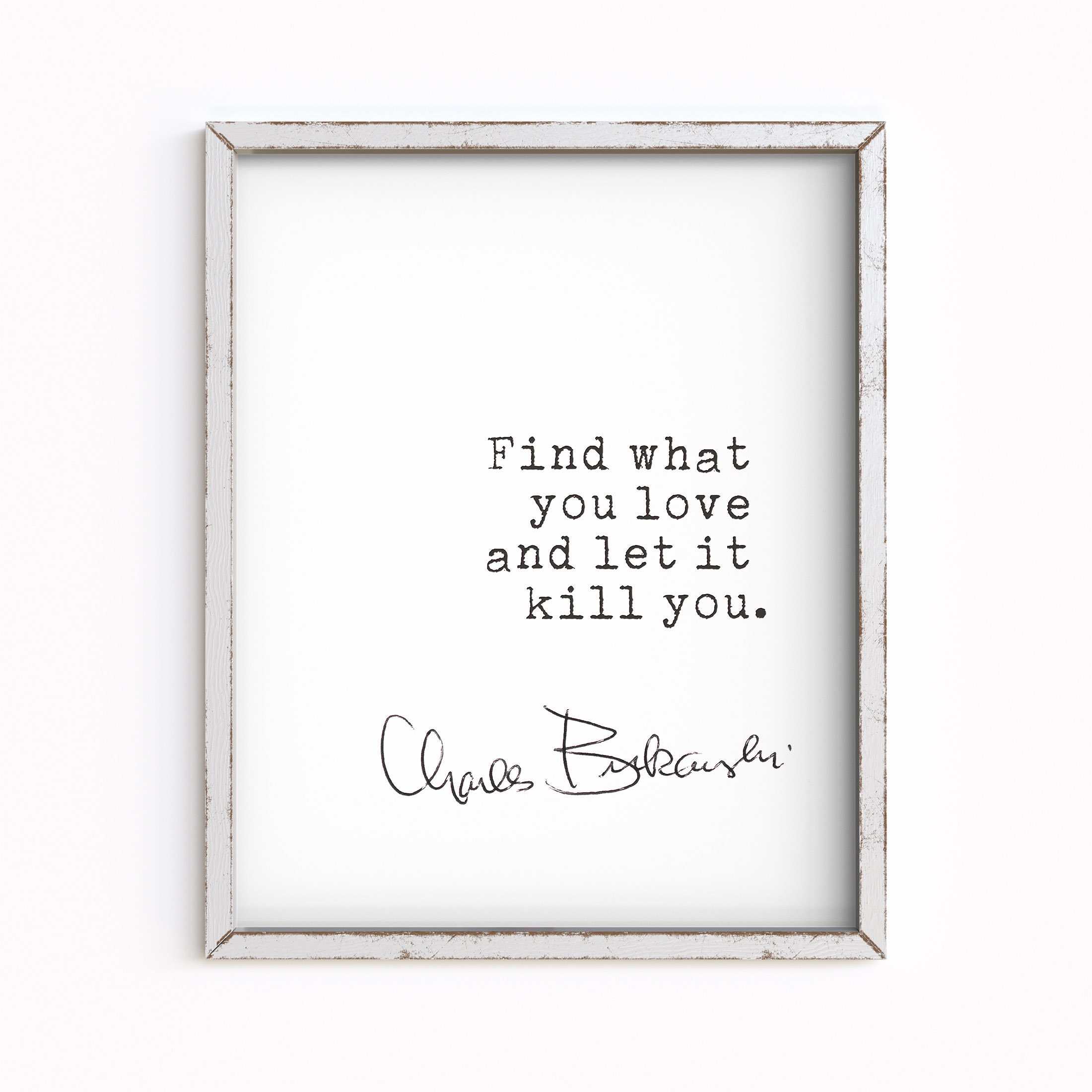 Charles Bukowski Quote Book Lovers Gifts Digital Download - Etsy UK