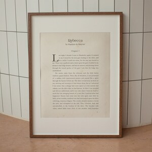 Rebecca Poster, Daphne Du Maurier, Book Lovers Gifts, Digital Download ...