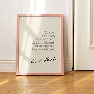 CS Lewis Quote, Digital Download, Quote Poster, Print Locally, Reading ...