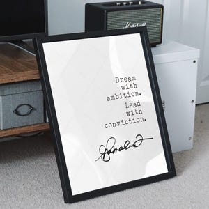 Kamala Harris Quote, Digital Download, Dream With Ambition, Print ...