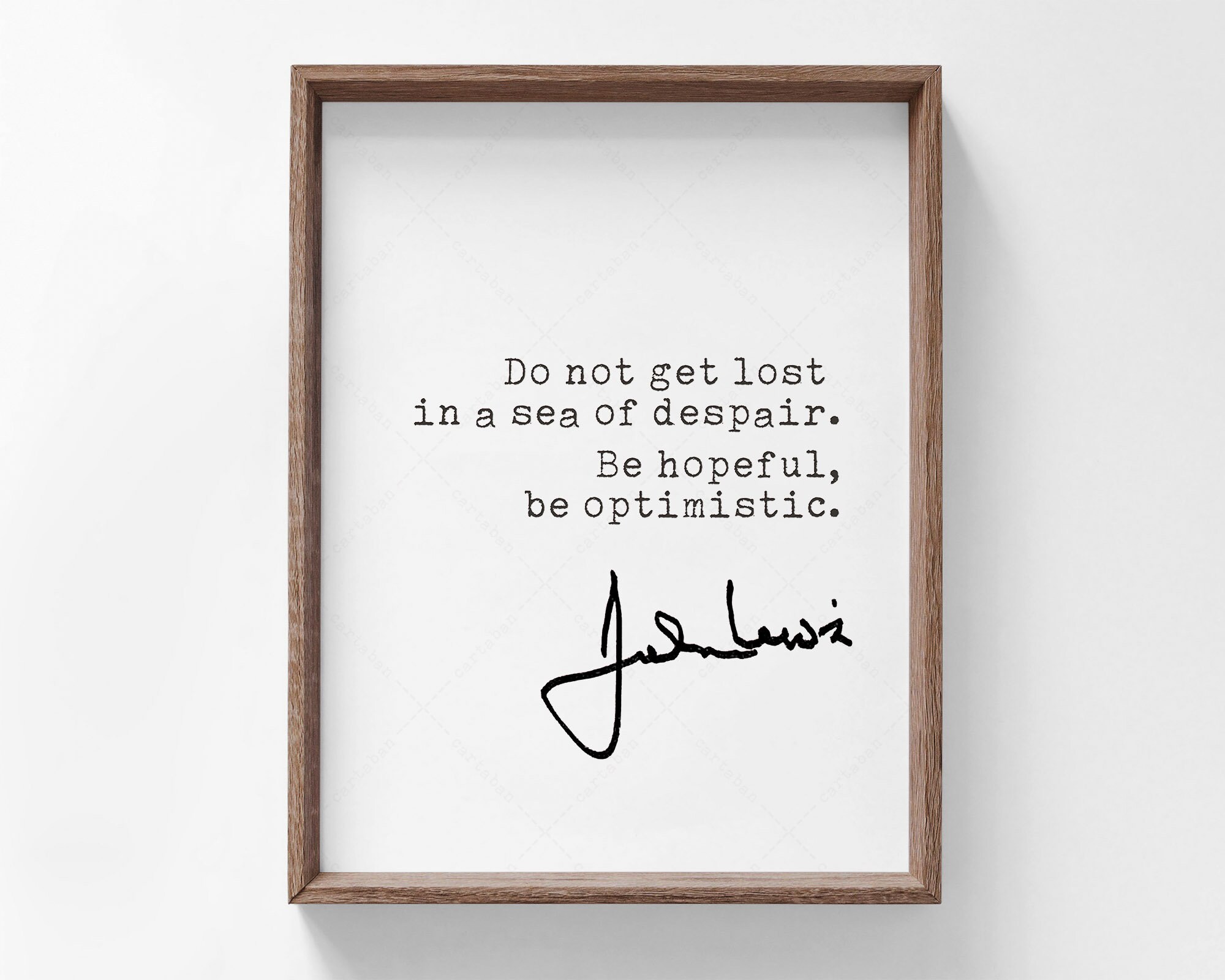 John Lewis Quote digital download printable be hopeful | Etsy