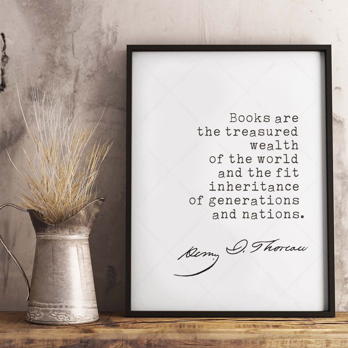 Henry David Thoreau Quote Walden Book Lovers Gifts - Etsy