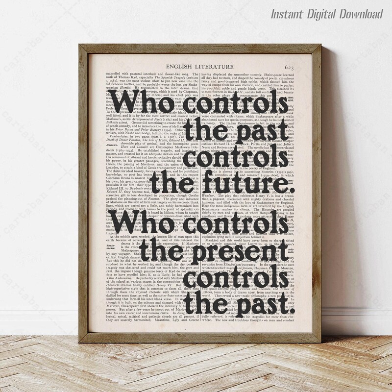 1984 George Orwell Poster - Etsy