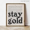 Robert Frost - Nothing Gold Can Stay - 1923 Poem - Printable Artwork ...