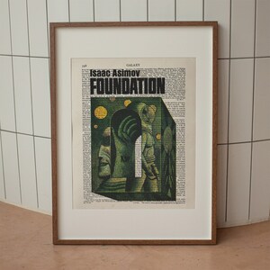 Foundation by Isaac Asimov, Instant Download, Literary Art Poster ...