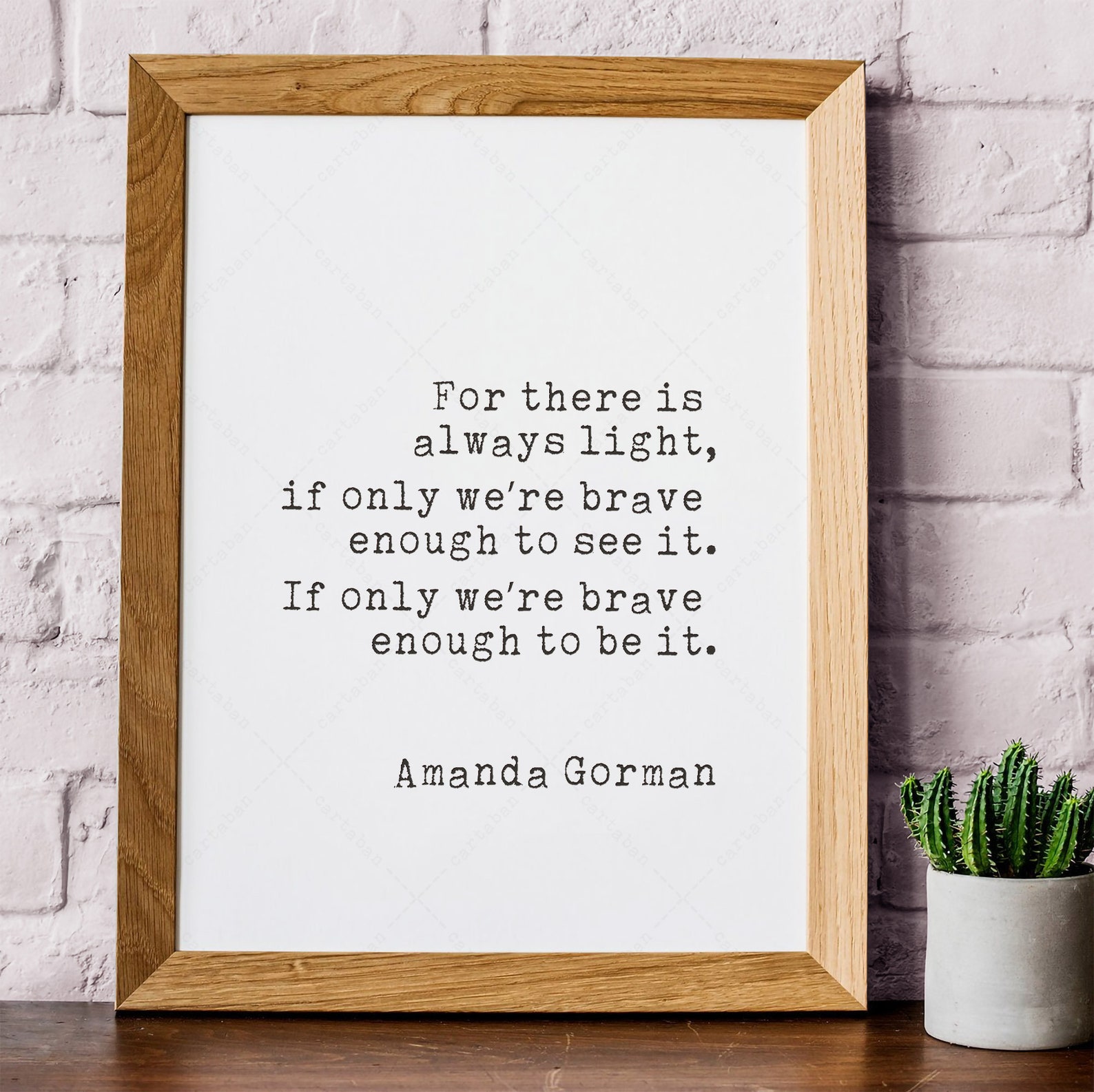 Amanda Gorman Quote Feminist Printable Digital Download | Etsy