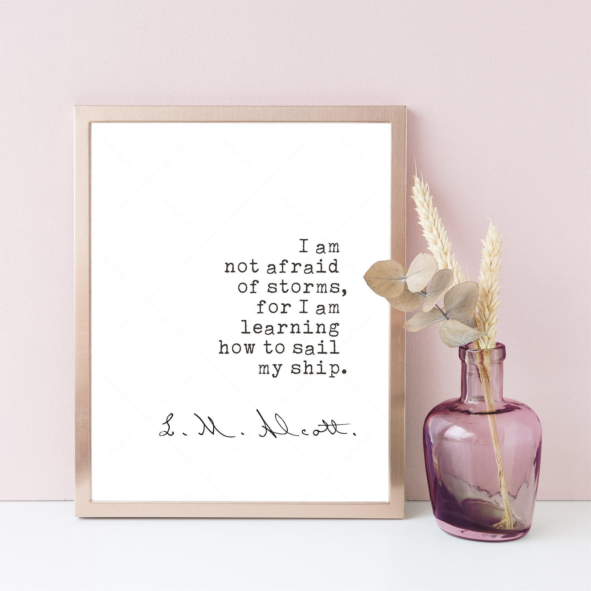 Little Women Quote Louisa May Alcott book lovers gifts | Etsy