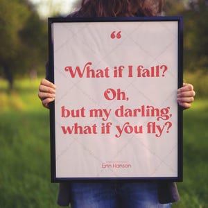 What If You Fly? Erin Hanson Quote, Instant Download, Print Locally, Oh ...