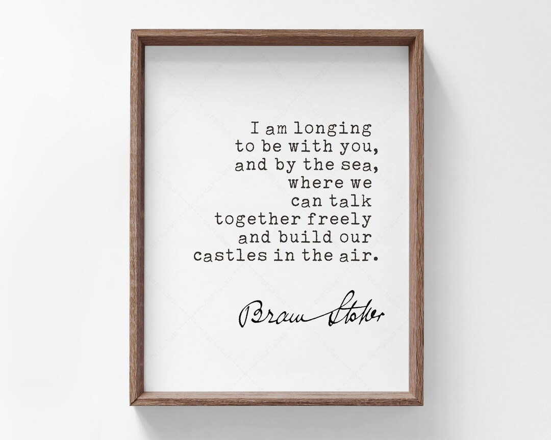 Bram Stoker Dracula Quote Digital Download Printable Poster - Etsy