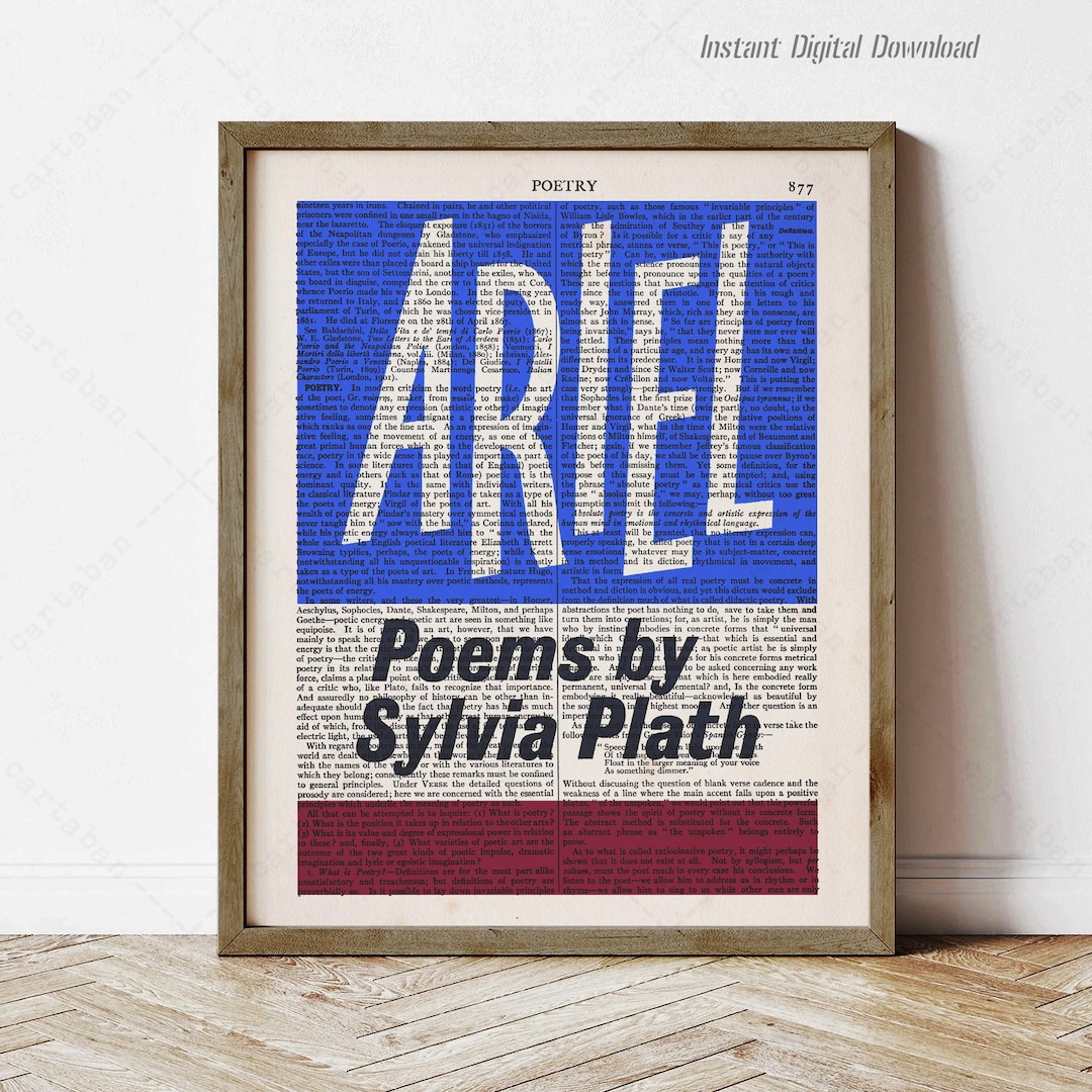 Ariel by Sylvia Plath, Instant Download, Literary Art Poster, Print ...