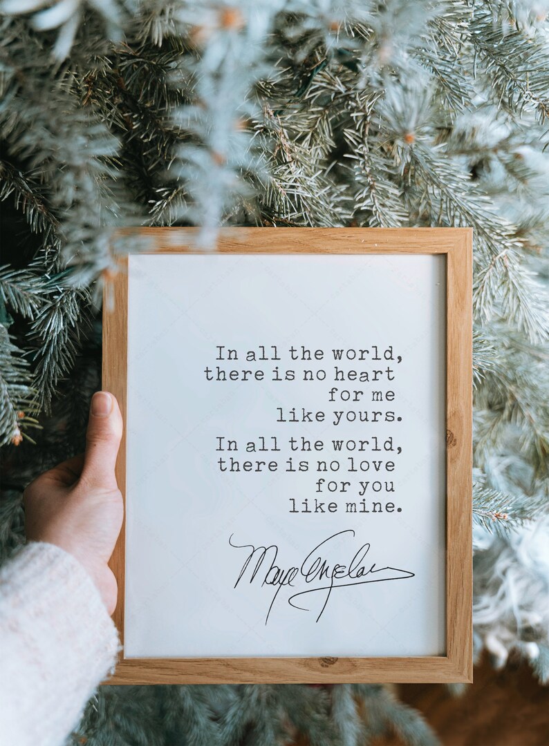 Maya Angelou Quote Digital Download Printable Poster - Etsy