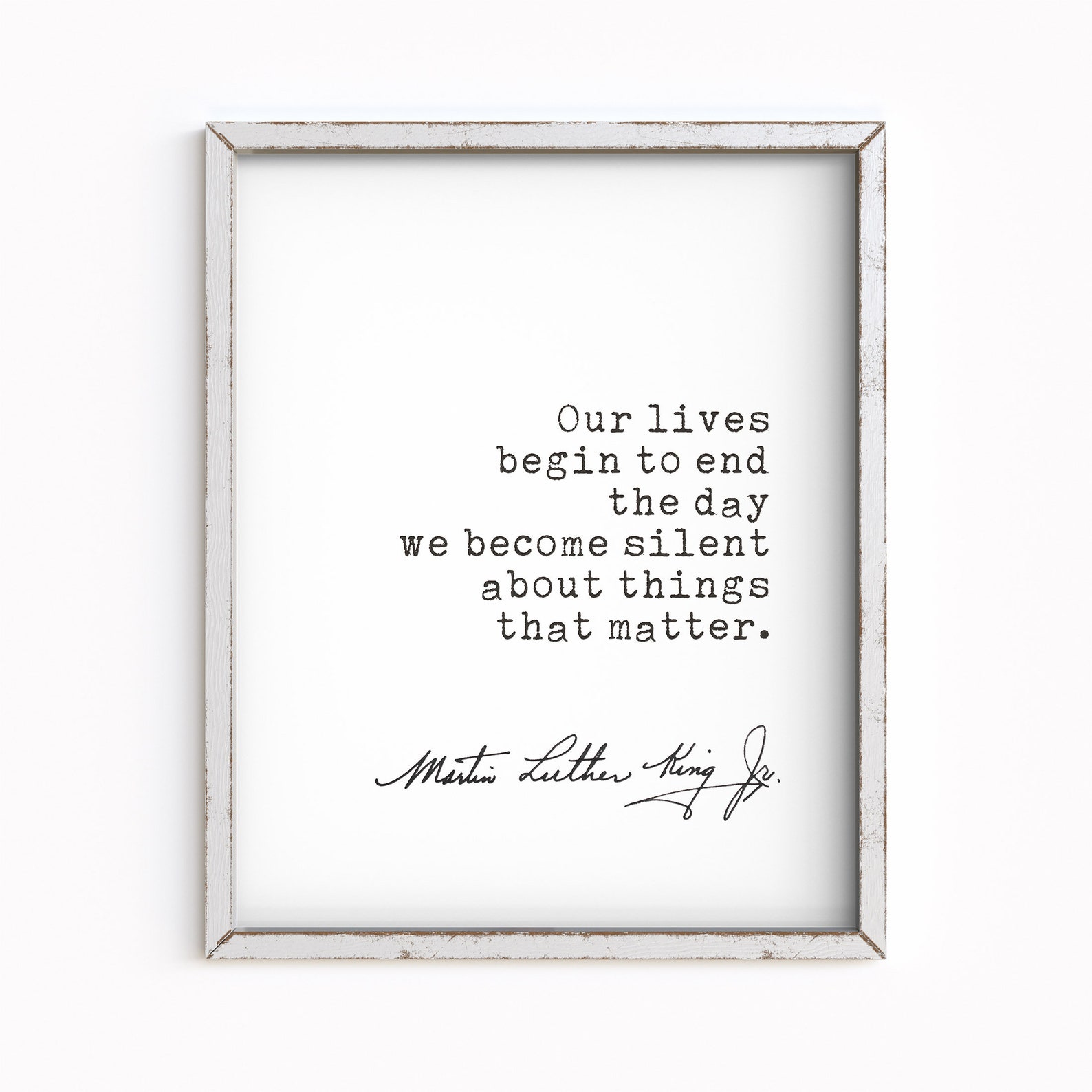 Martin Luther King Jr Quote Book Lovers Gifts Digital | Etsy