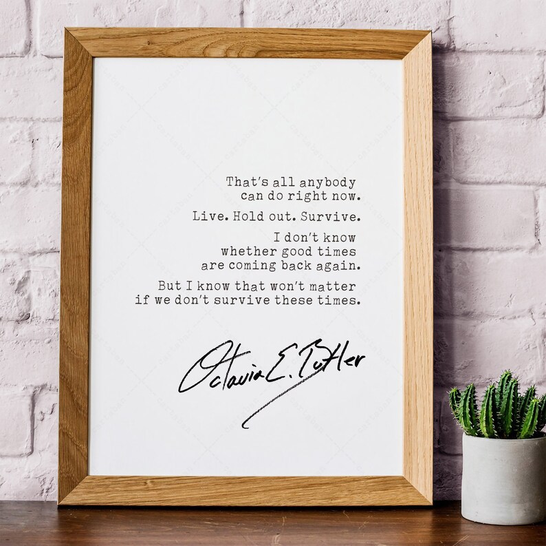 Octavia E Butler Quote Feminist Printable Digital Download - Etsy