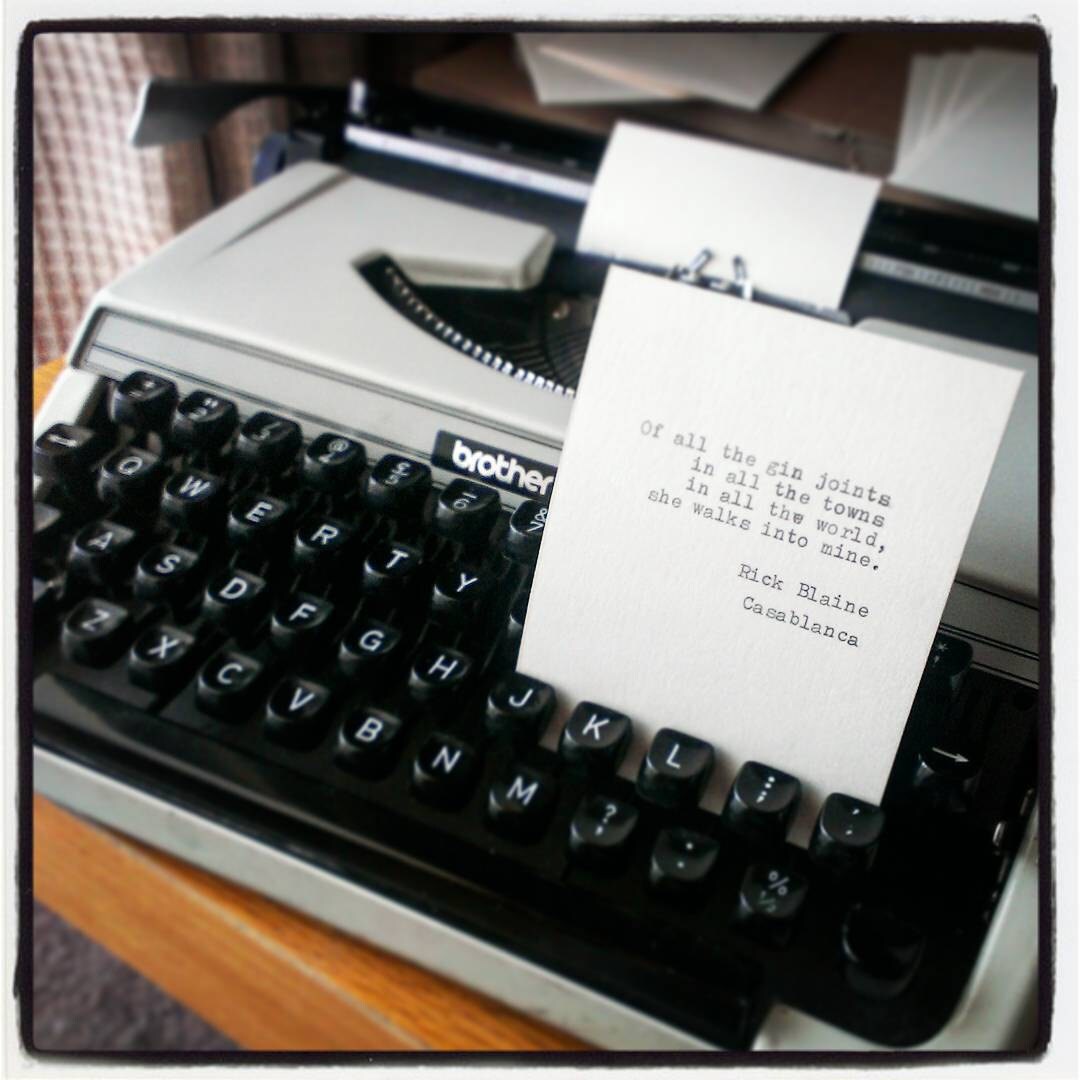 Jack Kerouac Typewriter Quote ... Hand Typed on 1970s - Etsy