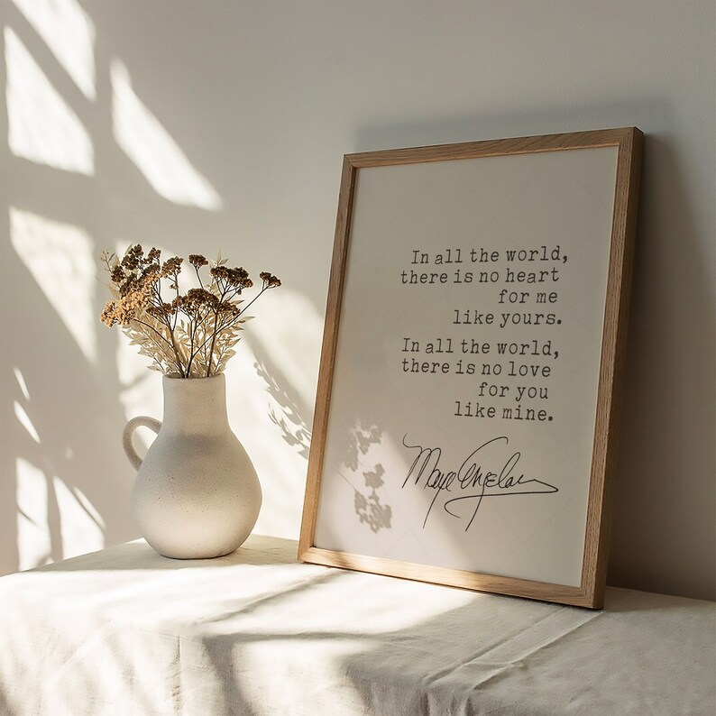 Maya Angelou Quote Digital Download Printable Poster - Etsy