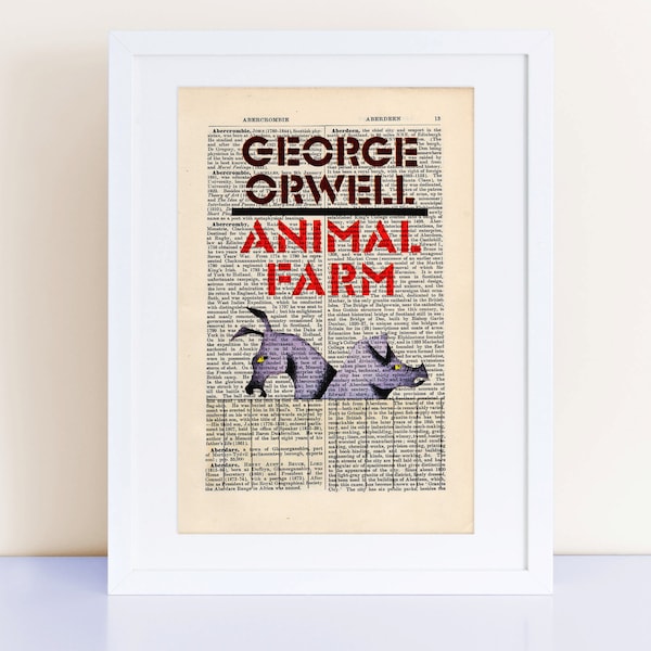 George Orwell Animal Farm Posters - Etsy